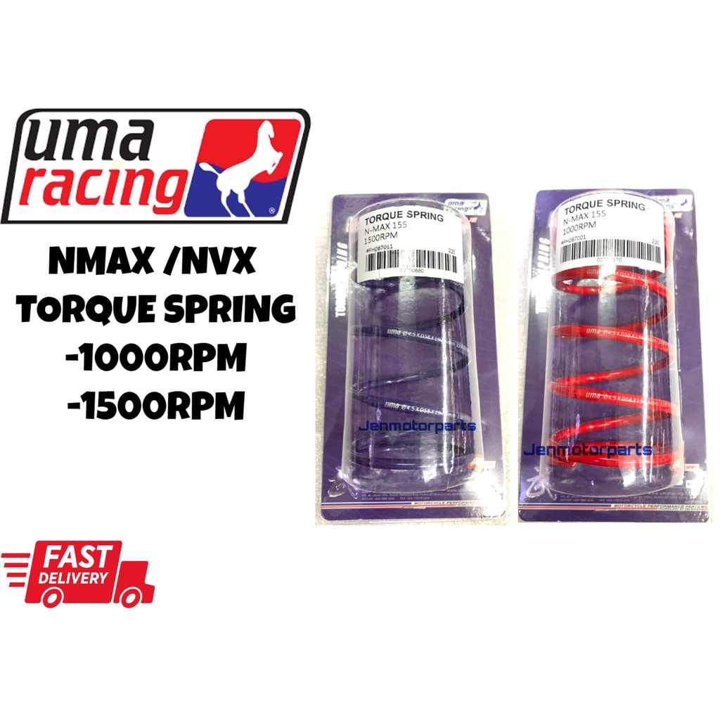 UMA RACING NMAX AEROX NVX TORQUE SPRING 1500RPM CVT SPRING PULLY ...