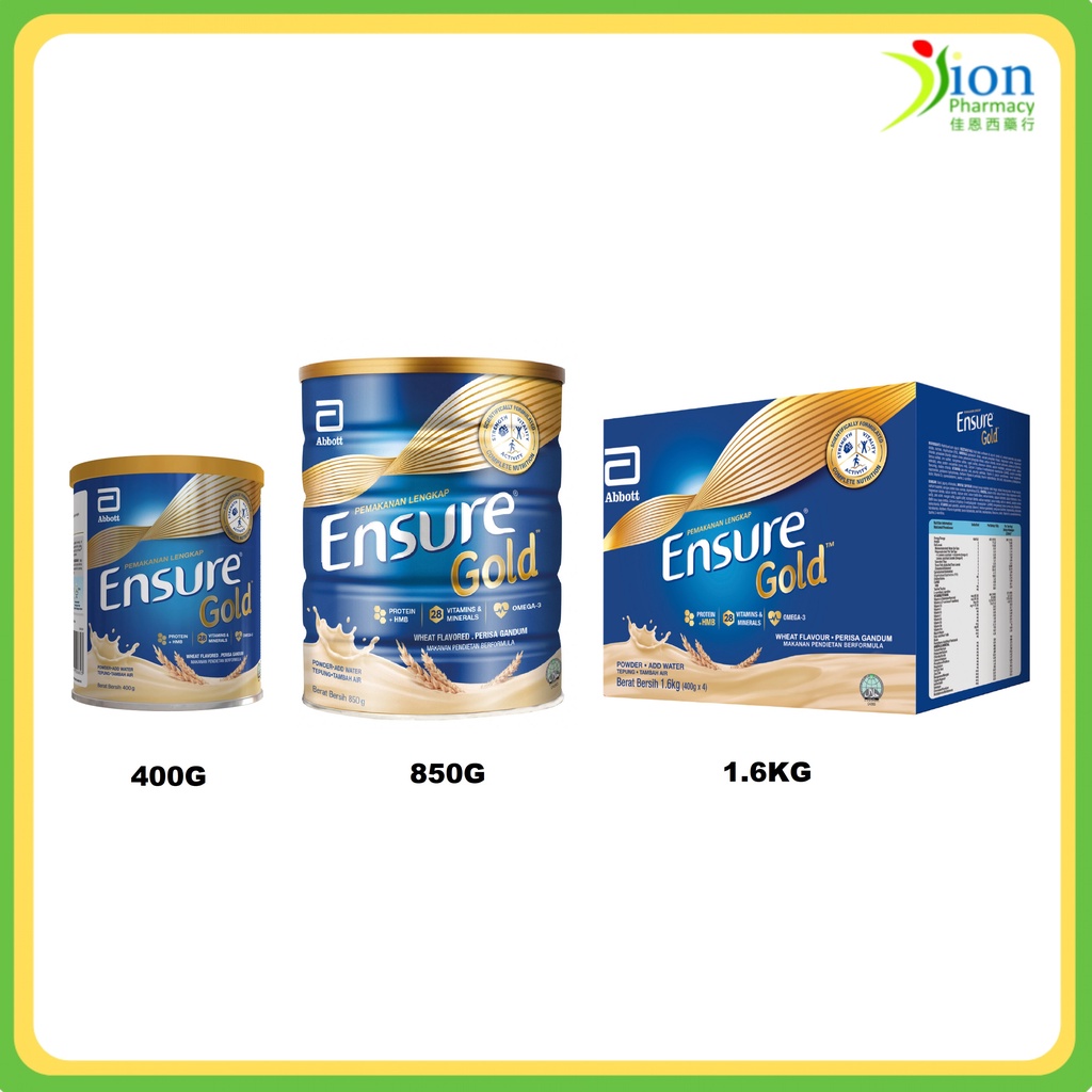 ABBOTT ENSURE GOLD WHEAT ADULT COMPLETE NUTRITION | Shopee Malaysia