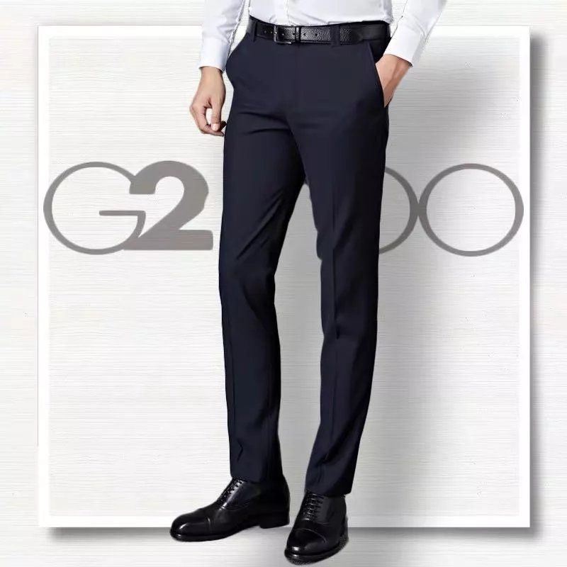 G2000 Men's Trousers Black Professional Wear Non-iron Business Casual ...