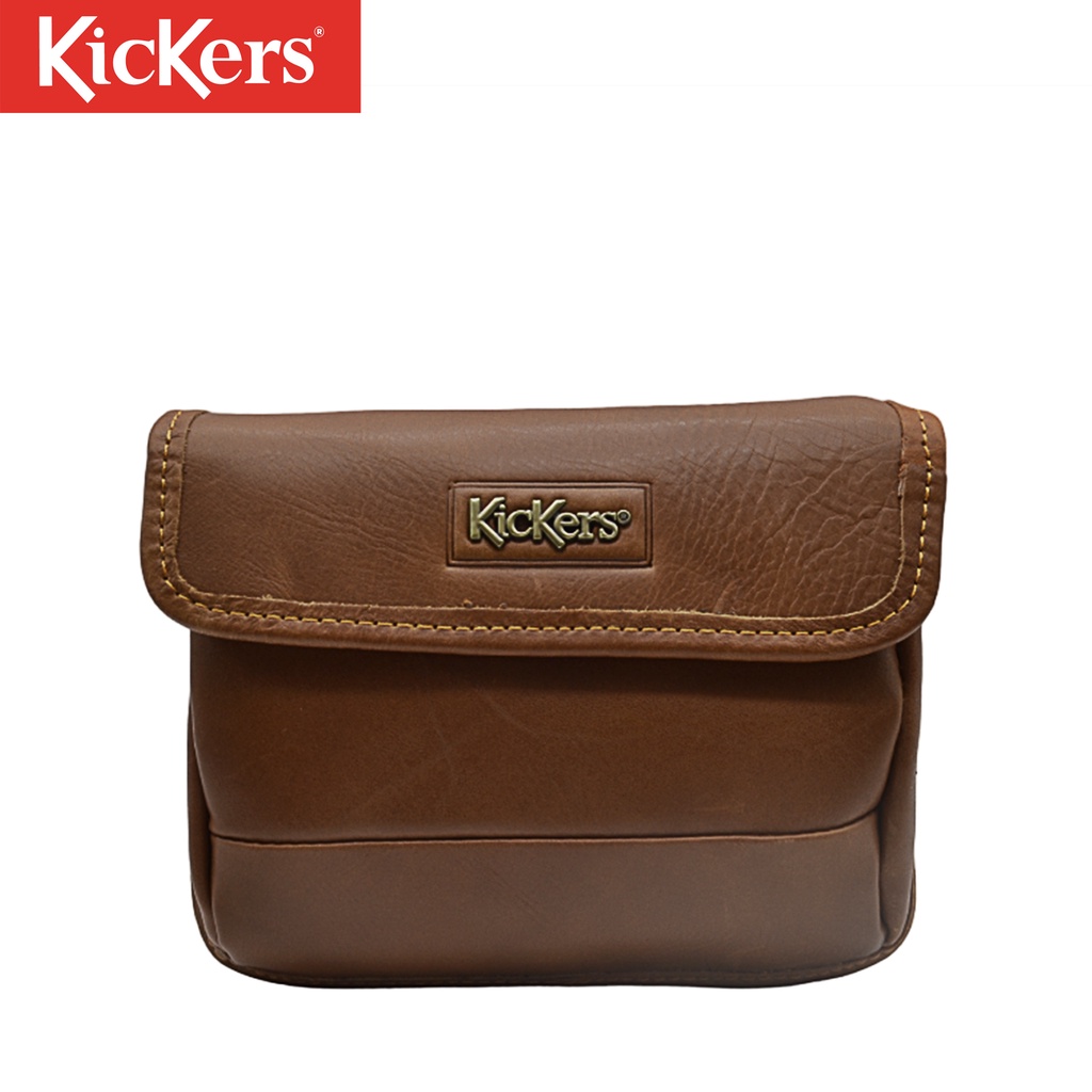 Kickers Genuine Leather Crossbody & Waist Pouch #KIC-S-78676B | Shopee ...