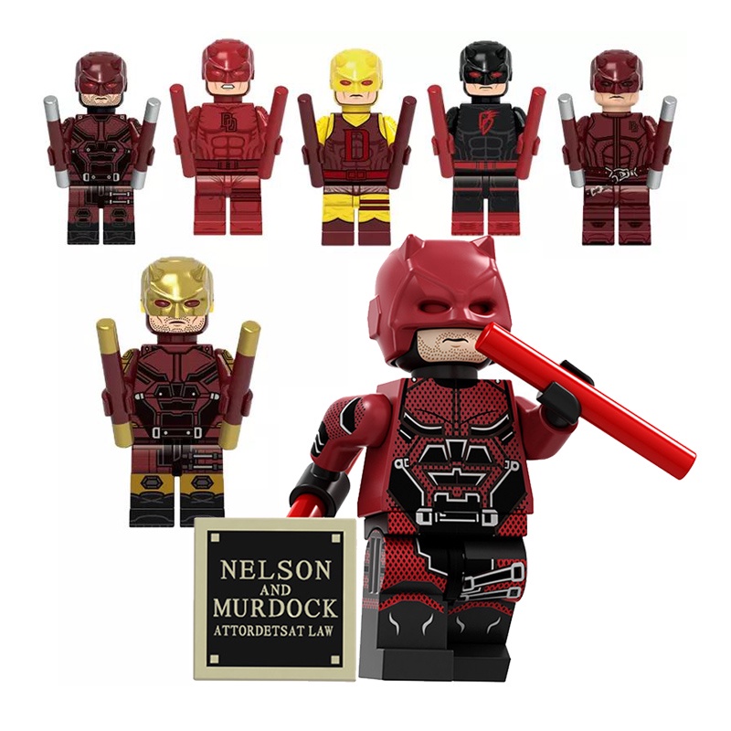 Matt Murdock Daredevil Flying Blind Minifigures Block Toys Children ...