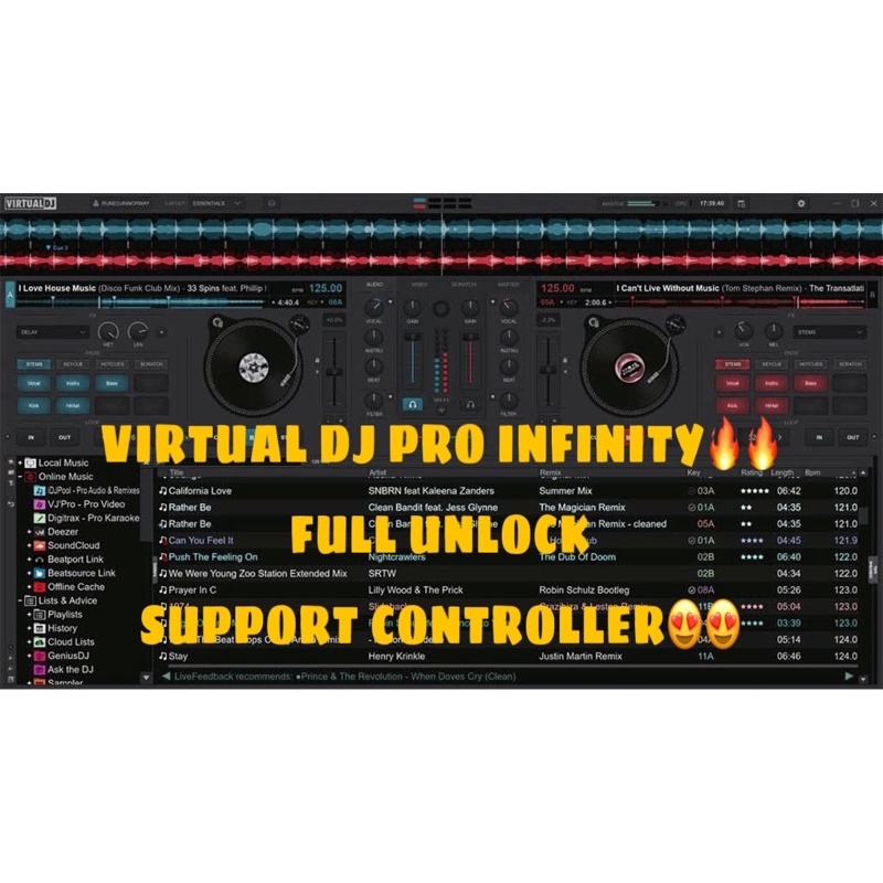 Virtual dj pro infinity full version(controller support)🔥🔥 | Shopee ...