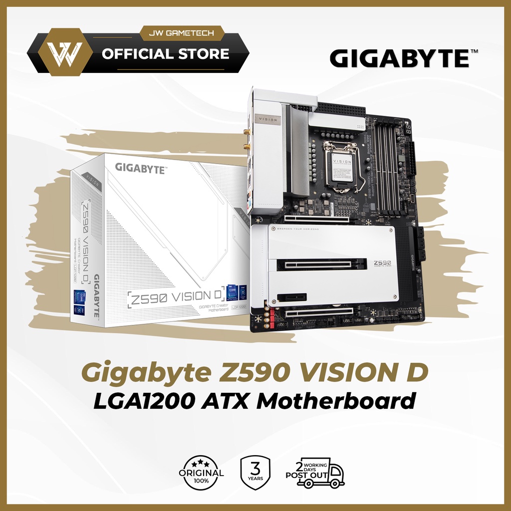 Gigabyte Z590 VISION D LGA1200 ATX Motherboard | Shopee Malaysia