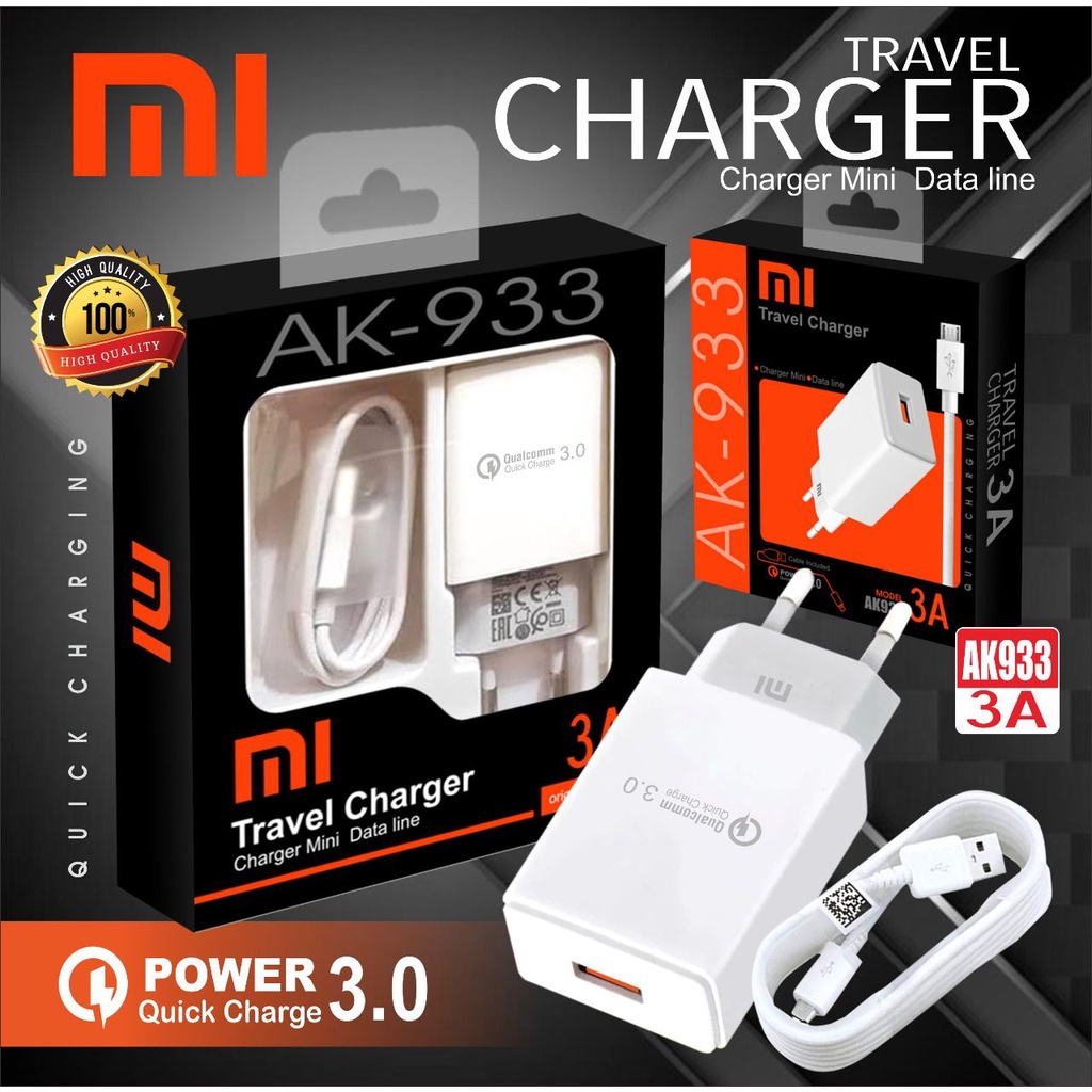 Xiaomi TC Cashan AK933 Batok Power Adapter Travel Charger AK-933 Brand ...