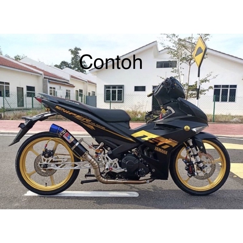 yamaha y15 body sticker sniper chrome edition | Shopee Malaysia