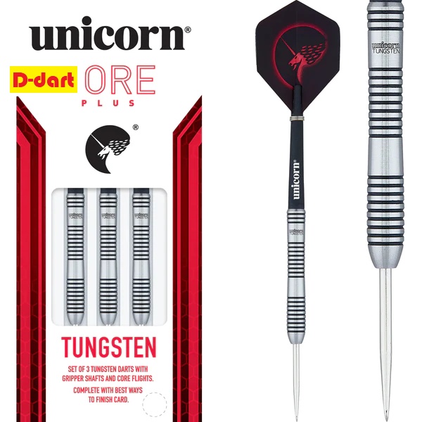 (SALE) Unicorn Steel tip dart - 22G Core Plus Tungsten Darts Style 2 ...
