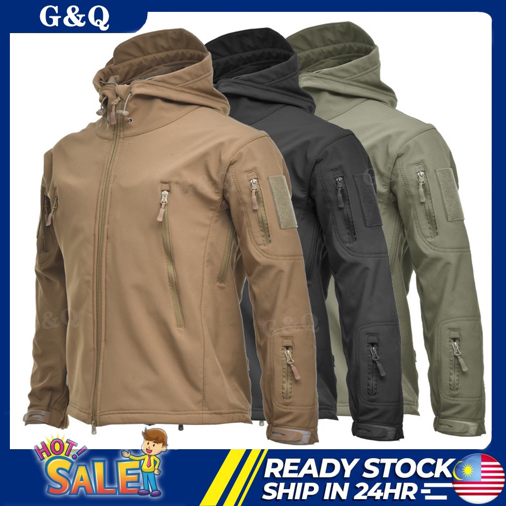 Men's Waterproof Jacket Windbreaker Jacket Motor Jacket Lelaki ...
