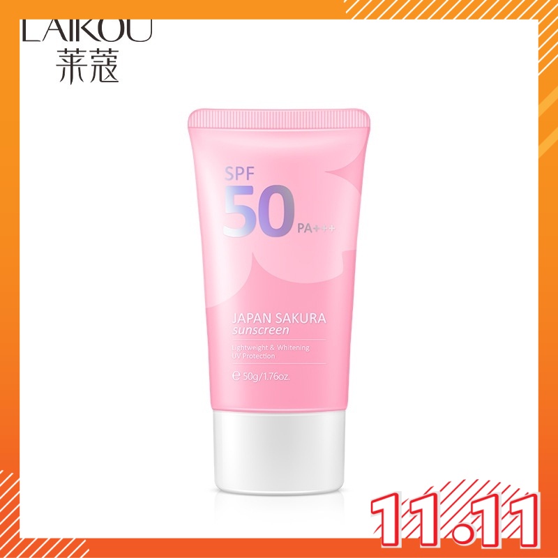 MAY LAIKOU Japan Sakura Sunscreen SPF50 PA+++ Sunblock Whitening UV ...