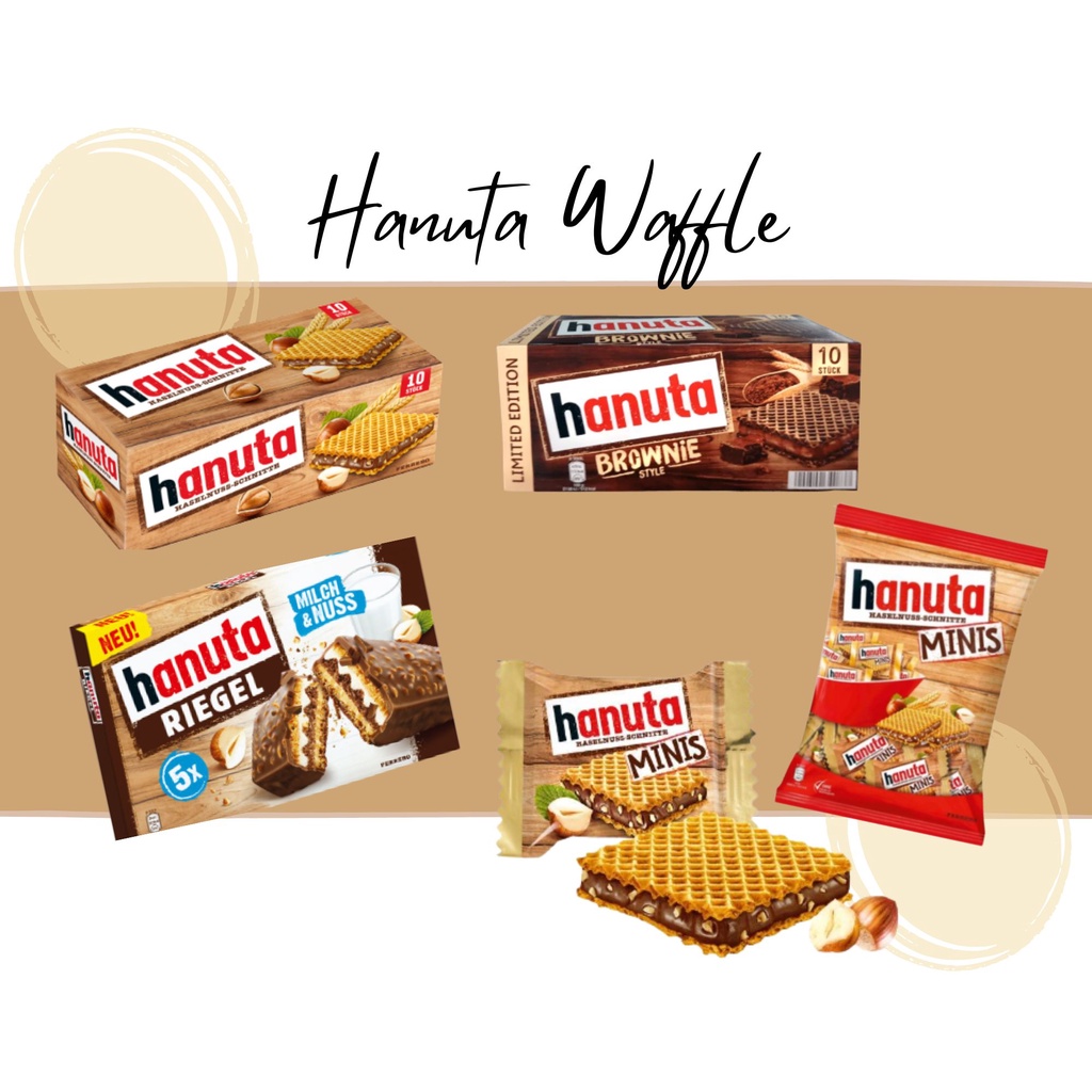 Hanuta Minis Waffle Ferrero | Shopee Malaysia