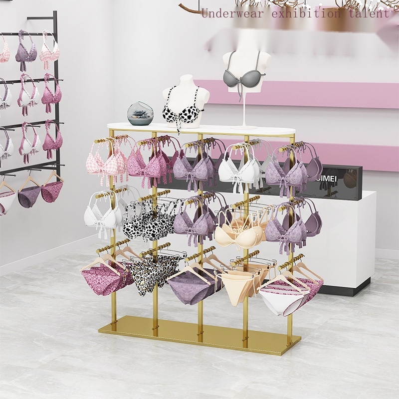 Bra is hanging rack, underwear in the island rack, underwear display ...
