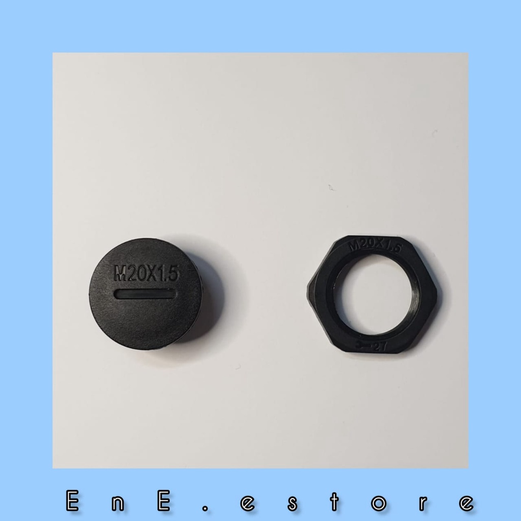 NYLON ROUND PLUG C/W LOCK NUT 16MM / 20MM / 25MM / 32MM / 40MM | Shopee ...