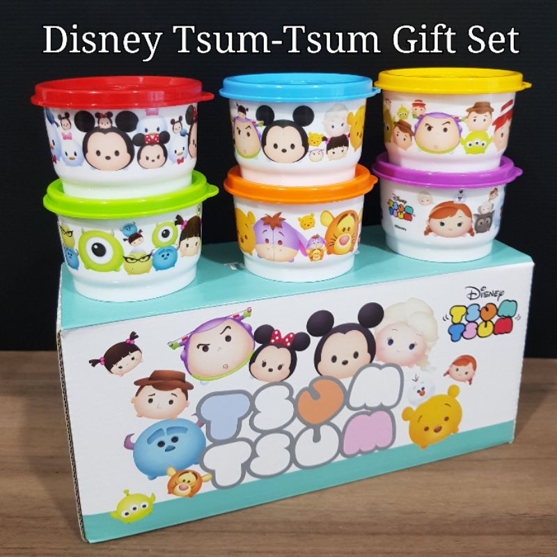 Tupperware Disney Tsum Tsum Gift Set 1set 6pcs | Shopee Malaysia