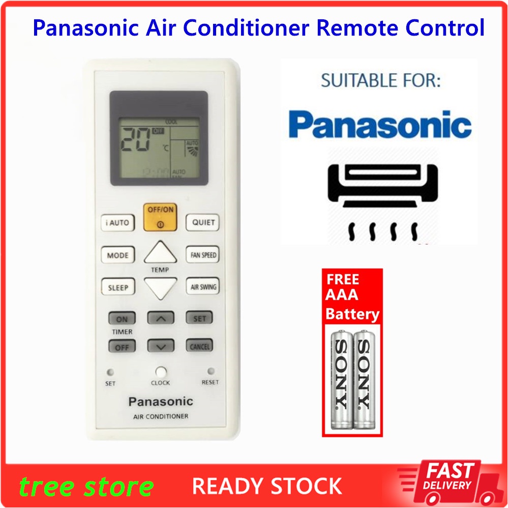 REMOTE CONTROL for Panasonic Air Cond Air Conditioner Replacement For ...