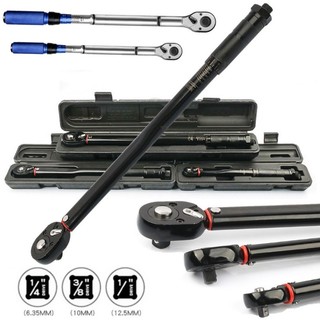 1/2" 3/8"1/4" 5-25Nm 19-110Nm 28-210Nm Inch Drive Torque Wrench Ratchet ...