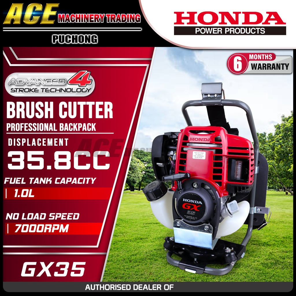 [ 100% Original ]Honda GX35 Backpack Brush cutter 4-stroke Backpack ...