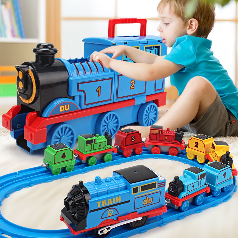 [Ready Stock] train toys train set 火車玩具 electric track car Children's ...