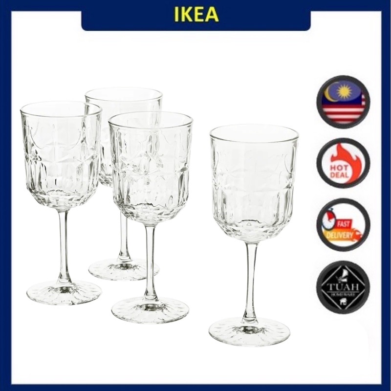 IKEA SÄLLSKAPLIG / SALLSKAPLIG Wine glass (27 cl) | Shopee Malaysia