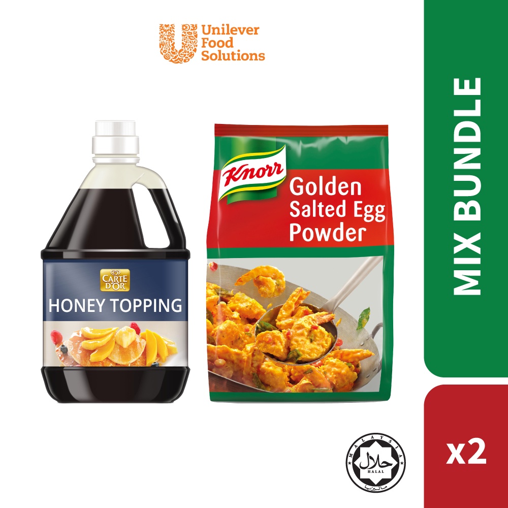 Knorr Golden Salted Egg Powder (800g) + Carte d'Or Honey Topping (3kg ...