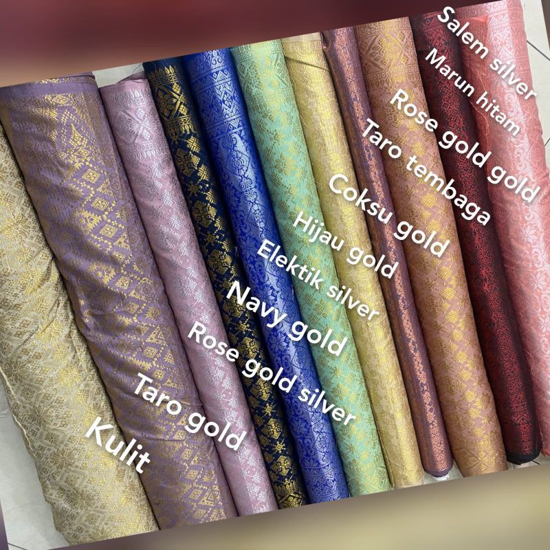 Meter Songket Fabric / Palembang Songket / Kebaya Songket Skirt ...