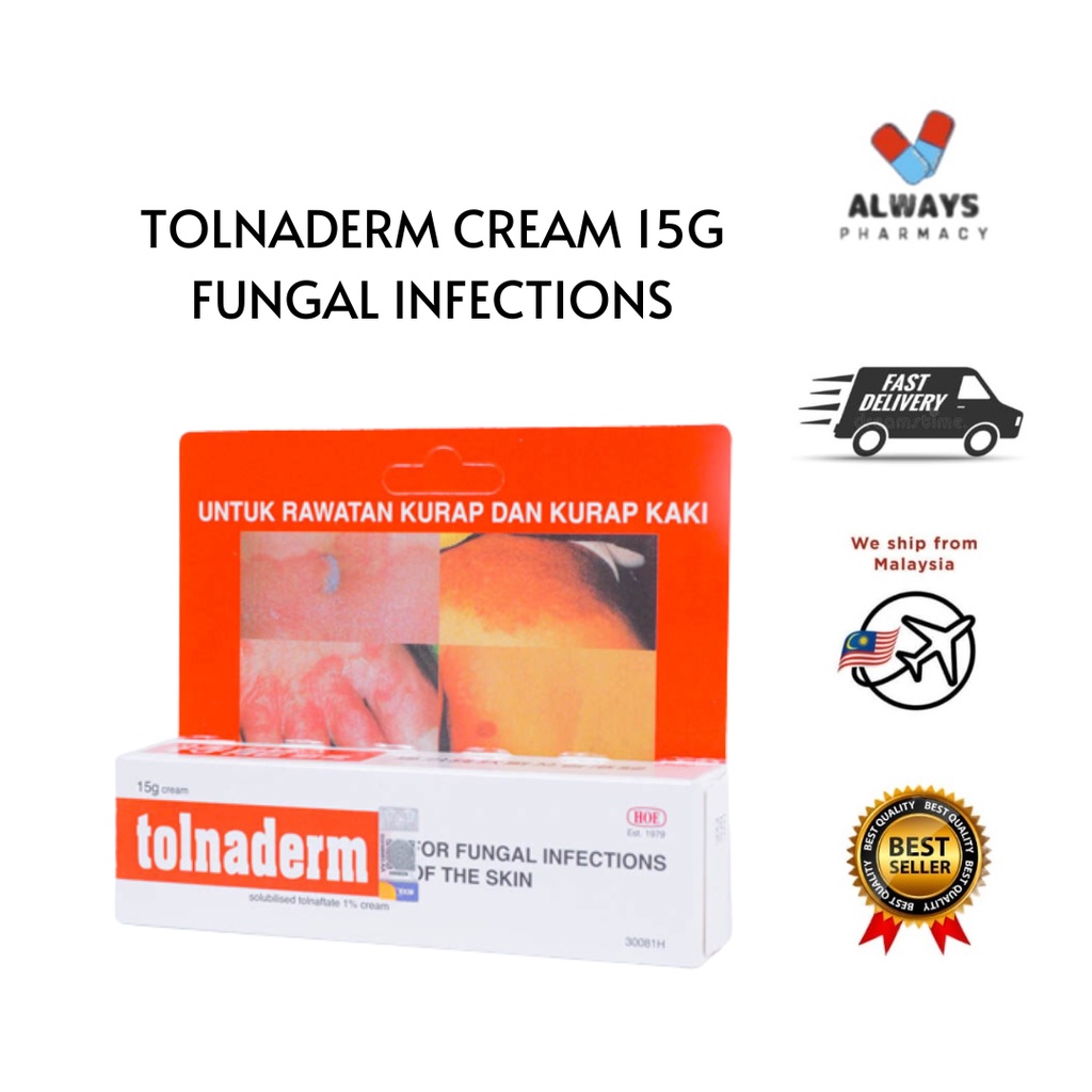 TOLNADERM CREAM 15G FOR FUNGAL INFECTIONS | Shopee Malaysia
