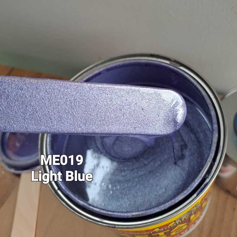 ME019 LIGHT BLUE ( Metallic Epoxy Paint ) 1L METALLIC EPOXY FLOOR PAINT ...