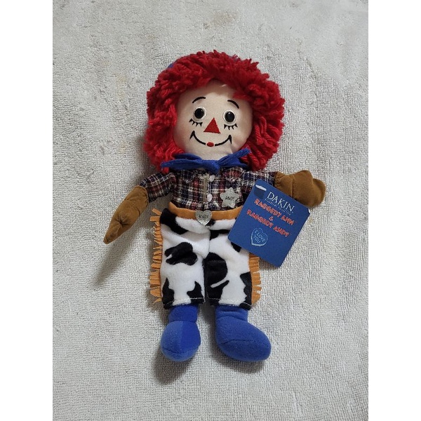 Authentic Rare Vintage Dakin Mini Cowboy Raggedy Andy Plush Soft Doll ...
