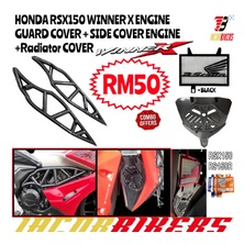 COMBO SET HONDA RSX150 WINNER X ENGINE GUARD + RADIATOR COVER + SIDE ...