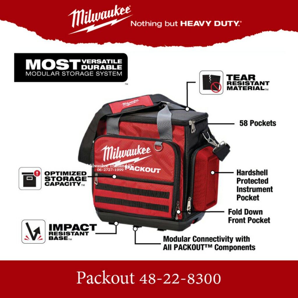 Milwaukee Packout 48-22-8300 Shoulder Bag Tool Holder | Shopee Malaysia