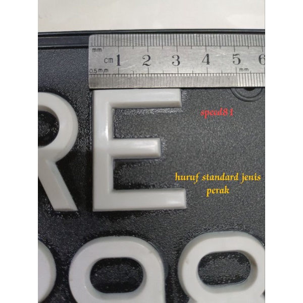 Number standard Huruf Standard ukuran size jpj harga borong kedai ...