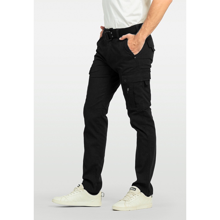 Mgee GREG C006 CARGO Trousers - BLACK | Shopee Malaysia