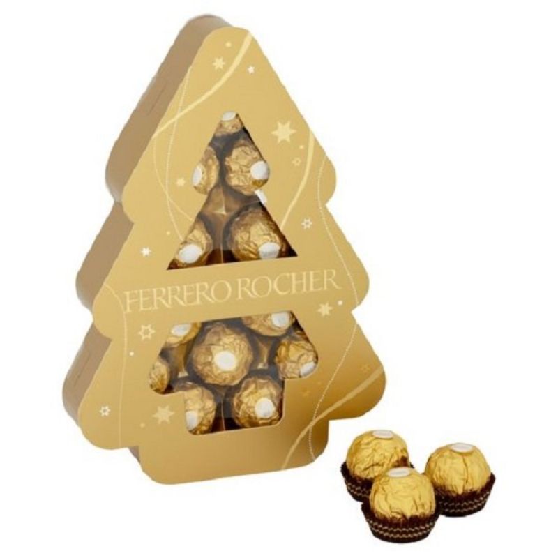 Ferrero ROcher Christmas Festive Chocolate Tree Gift Pack, T12 PS, 150g ...