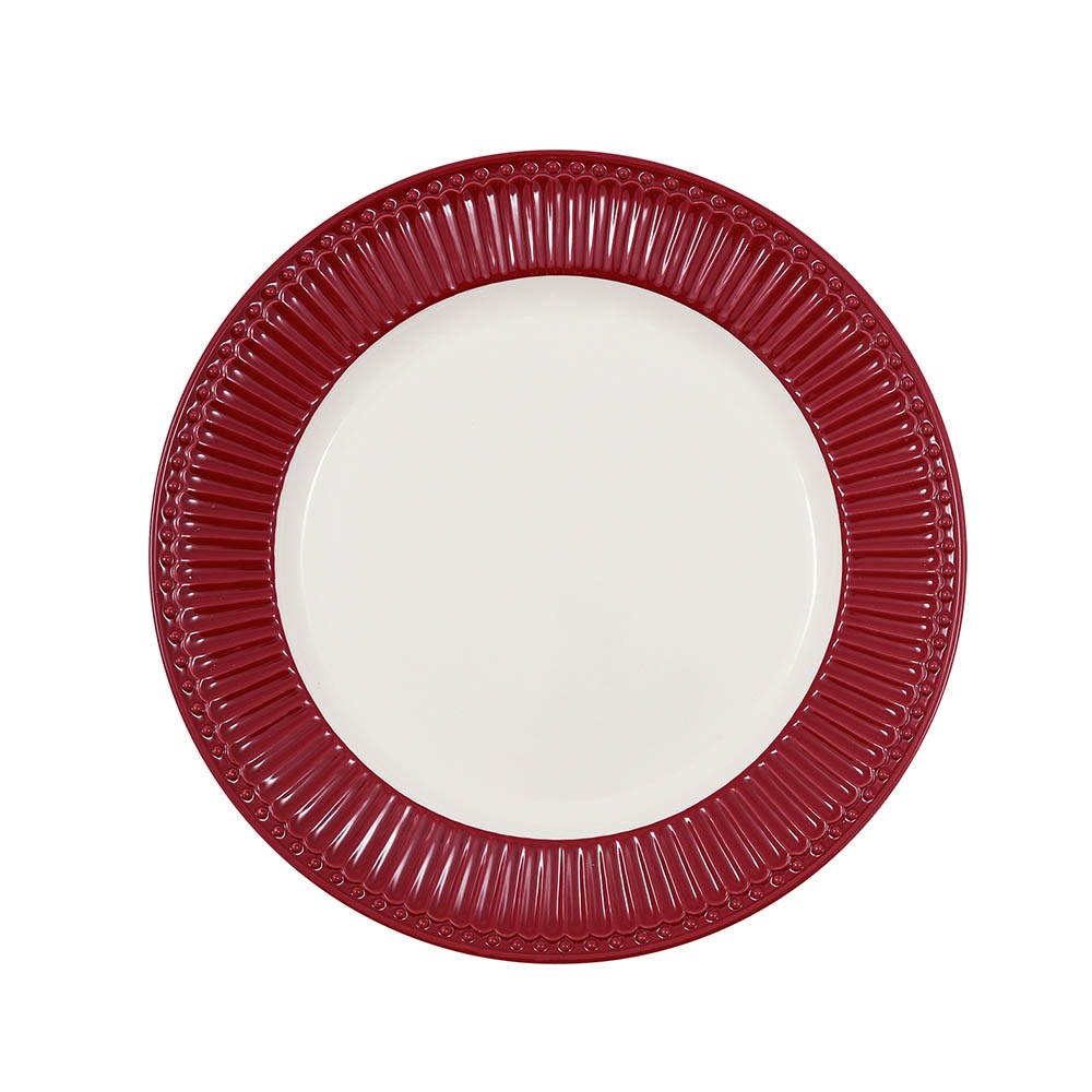 [Denmark GreenGate] Alice claret red Dinner Plate 26.5cm GreenGate ...