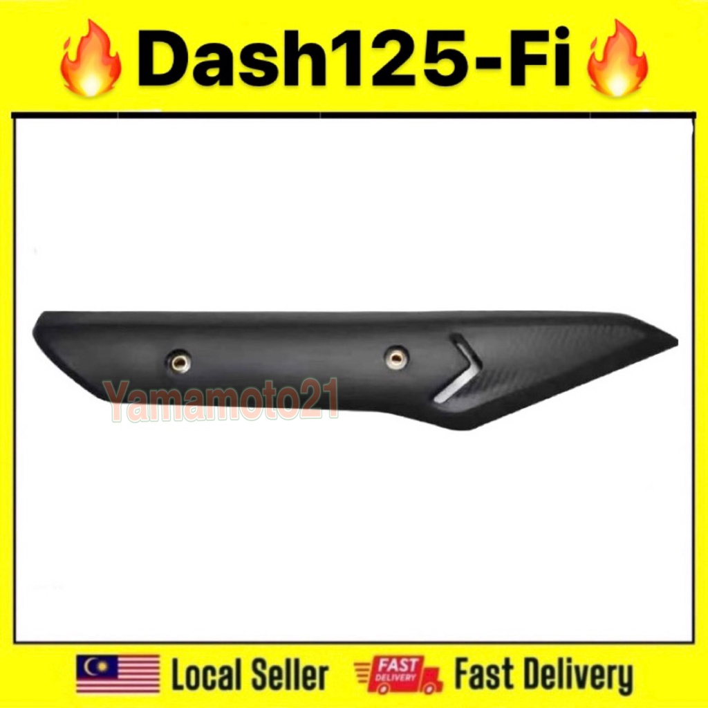 DASH125 Fi Exhaust Cover Plate HONDA Dash 125 Fi muffler protector ...