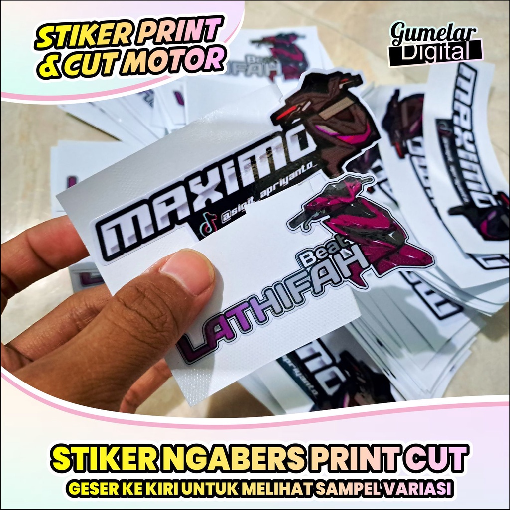 Sticker NGABERS PRINT & CUT VECTOR STICKER SUNMORI STICKERS NGABERS ...
