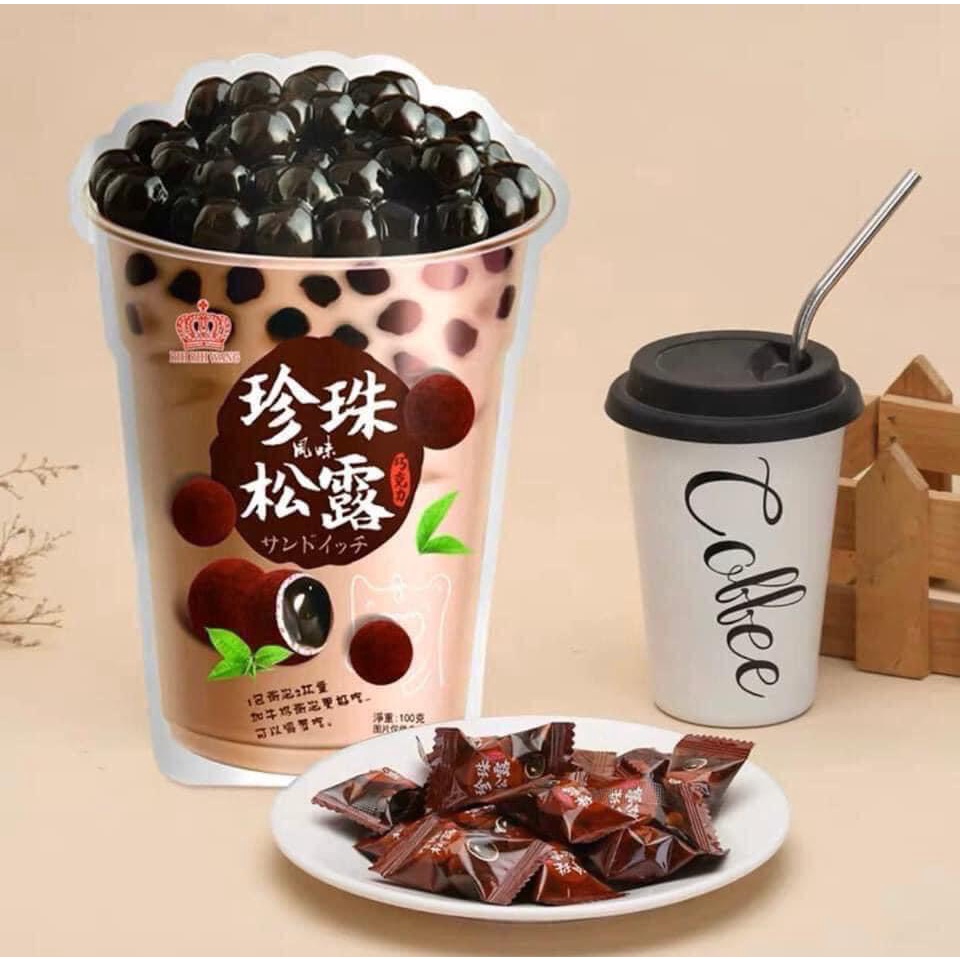 Delicious pearl milk tea candy with grade I milk tea flavor Jamay Food ...