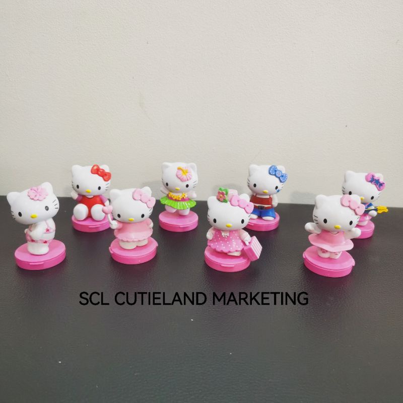 FIGURE MODEL - Hello Kitty Collection Figure Set (8 in 1) | Shopee Malaysia