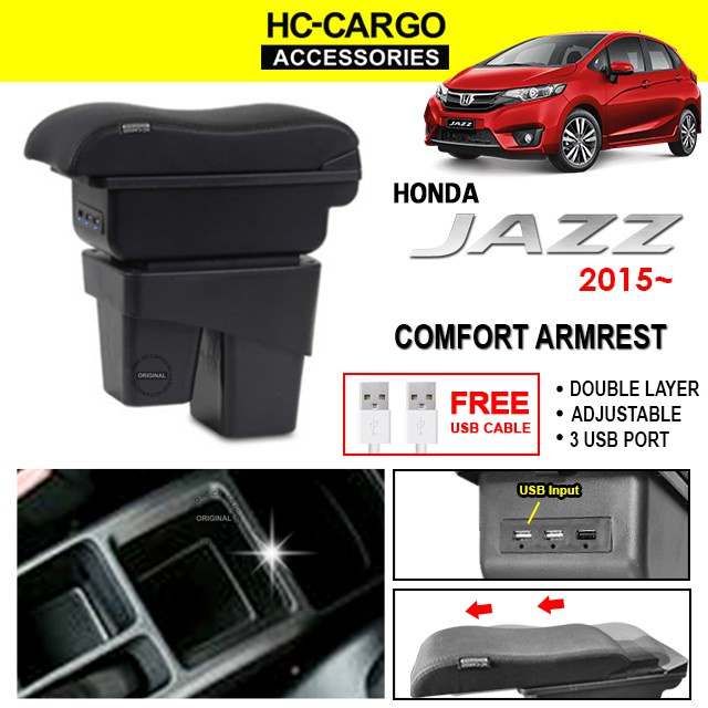 Honda Jazz GK T5A '15~ HC CARGO USB LED Indicator Double Layer ...