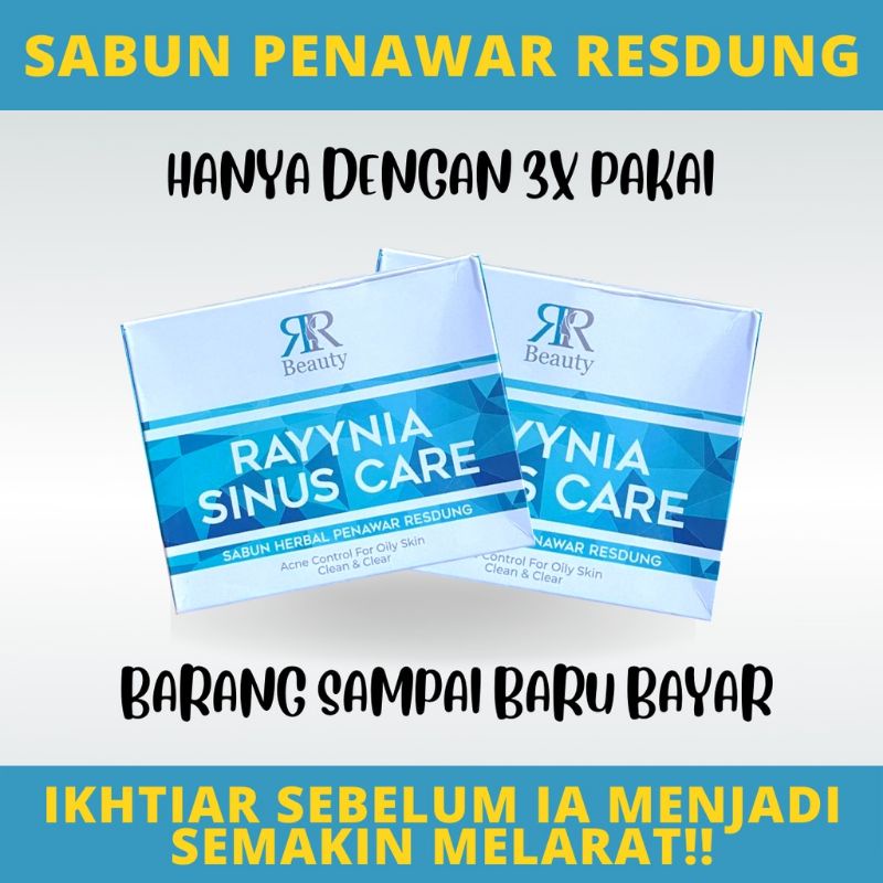 RAYYNIA SINUS CARE ORIGINAL HQ SABUN UBAT RESDUNG TERBAIK VIRAL BERSIN ...
