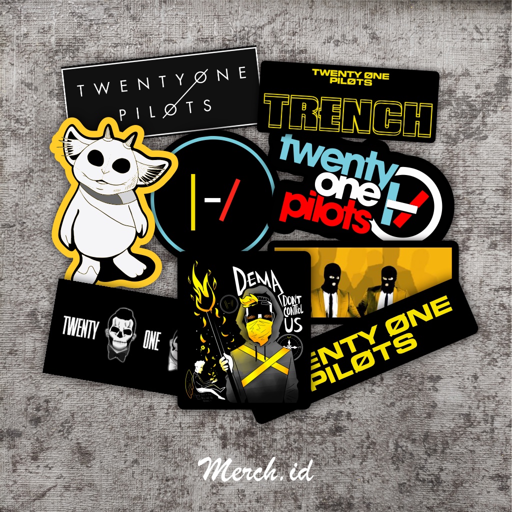 Twenty One Pilots band sticker pack | Shopee Malaysia