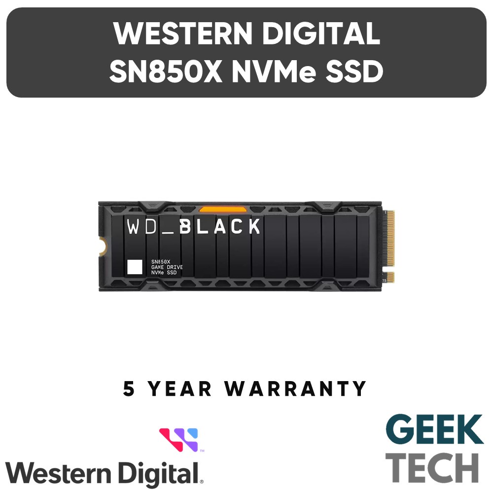 Western Digital WD_BLACK SN850X PCIe Gen4x4 NVMe SSD 1TB/2TB/4TB ...