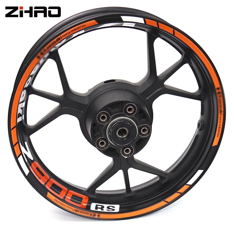 For Kawasaki Z900RS z900rs Motorcycle Reflective Wheel Rim Stripe Decal ...