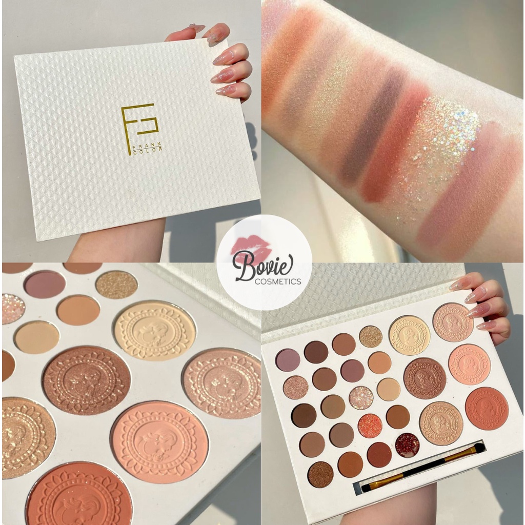 Frank Color Eyeshadow Palette, 26-Cell Eyeshadow Palette With Chinese ...