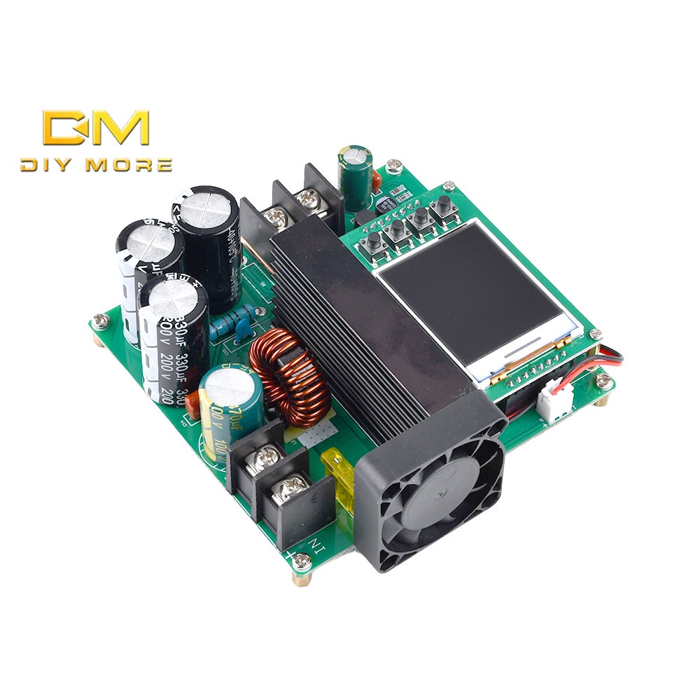 DIYMORE 900W 15A LCD display constant current constant voltage DC boost ...