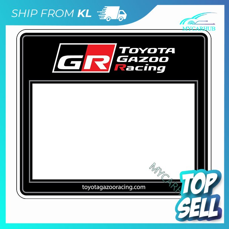 Gazoo Racing Toyota GR Roadtax Sticker - 4 Designs Available | Shopee ...