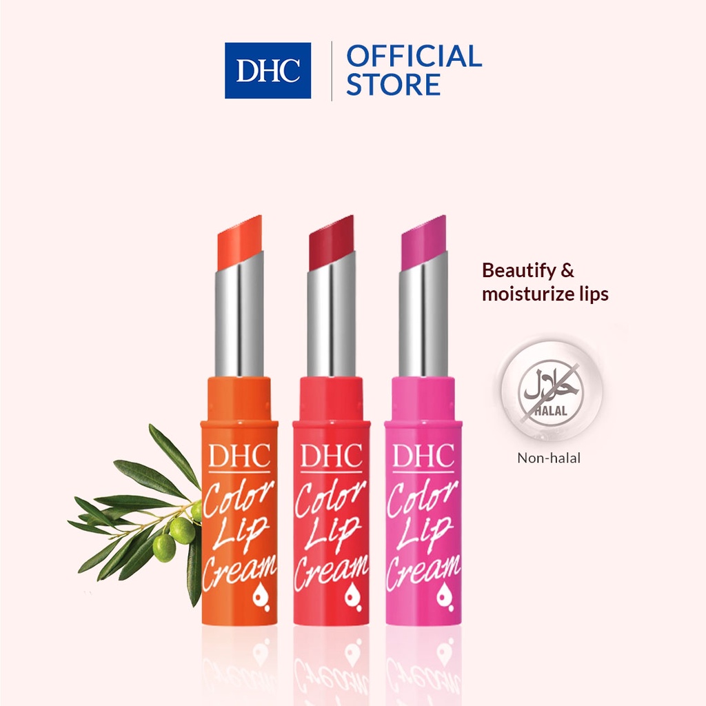 [50%OFF] DHC Deep Moistening Color Lip Cream (Red /Apricot/Pink) - 1.5g ...
