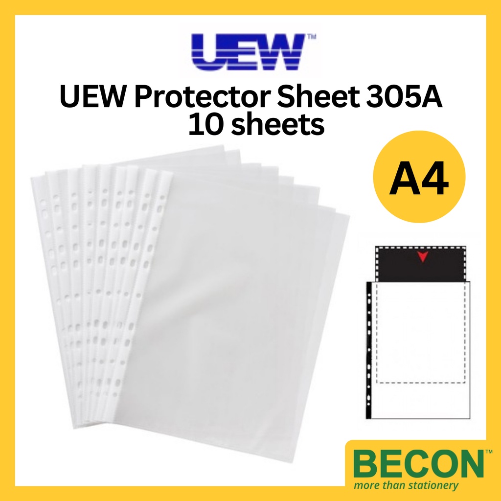 UEW Protector Sheet A4 305A 10 sheets | Shopee Malaysia