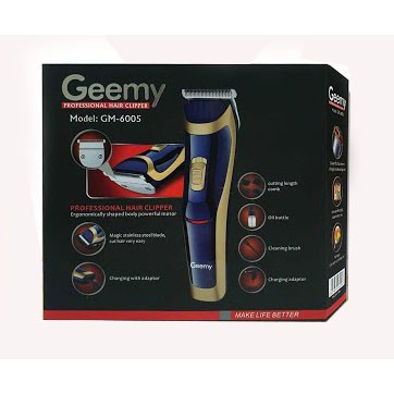 Geemy GM-6005 Rechargeable Trimmer Hair Cutter Machine/Hair Style ...