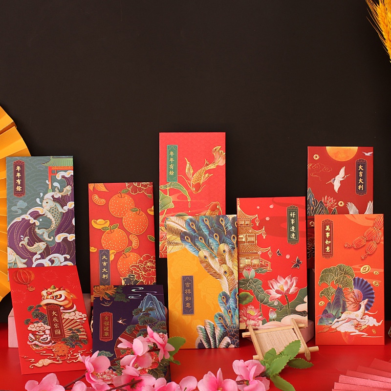 【Red envelopes】6Pcs/Pack CNY Red packet 2025 Chinese trend specialty ...