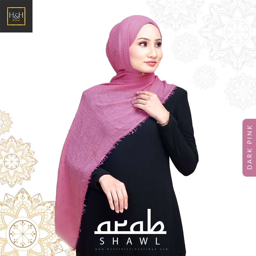 Shawl Arab Premium FRINGE SHAWL Panjang tudung ( 90cm x 180cm ...