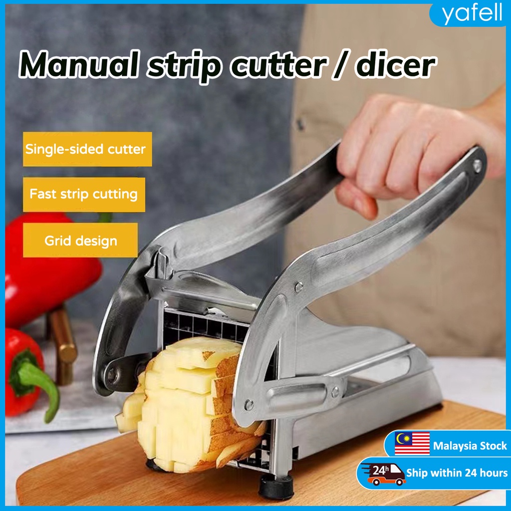 【Local Seller】Stainless steel French fries cutter potato cutter french ...